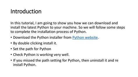 How To Download And Install Python Lesson 2 Ppt