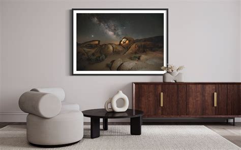 Landscape Photo Milky Way Boho Decor Night Photography Modern