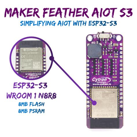 Maker Feather Aiot S3 Simplifying Aiot With Esp32 Electronics In Touch Co