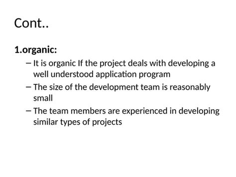 4 Cocomo Heuristic Estimation Technique Pptx