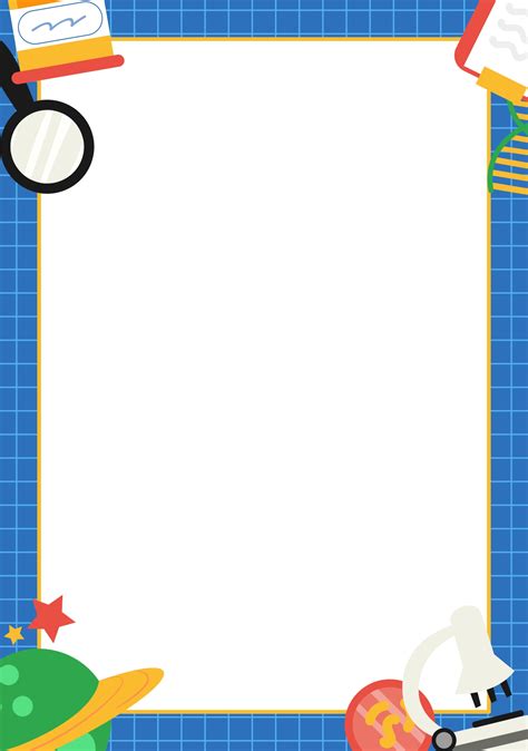 Science Page Borders For Microsoft Word