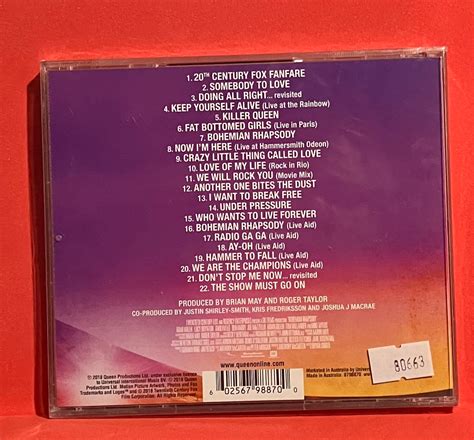 Bohemian Rhapsody Queen Soundtrack Cd Sealed Dixonrecycled