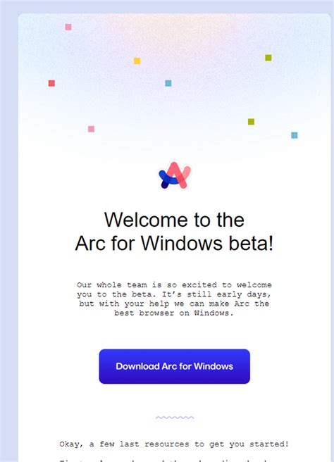 Windows Beta R Arcbrowser