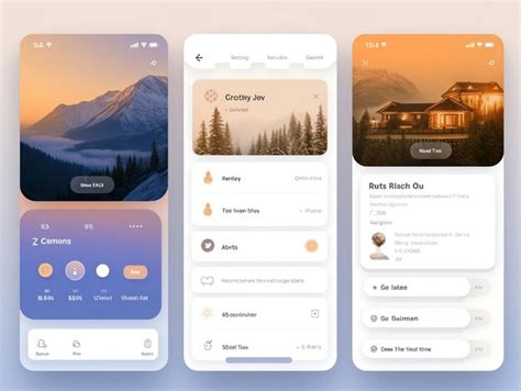 Premium Ai Image Hotel Booking App Ui Design By Generative Ai