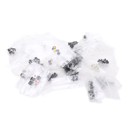 125pcs Mini Push Button Metal Cover Automatic Reset Push Button Switch