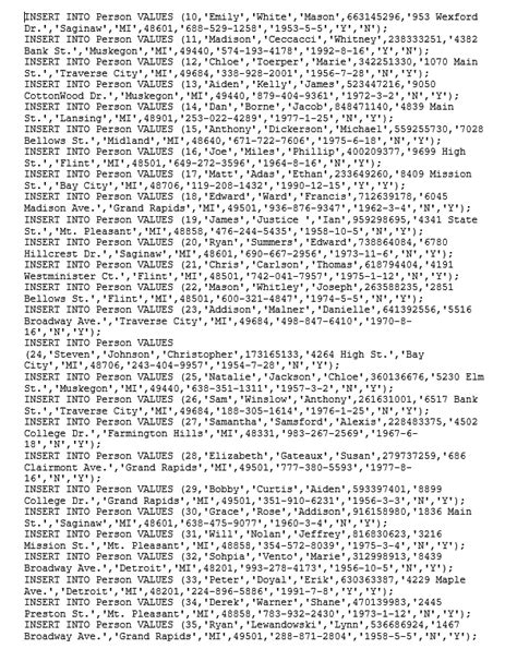 Solved Provide The QL For The Following Data Requests Your Chegg Com