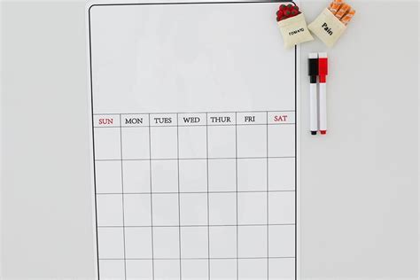 데스크테리어 깔끔 편리한 냉장고 자석 화이트 보드스케줄 보드 오늘의집 쇼핑