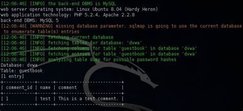 شرح ادات Sqlmap Kali Linux