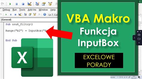 Funkcja Inputbox W Vba Excel Youtube