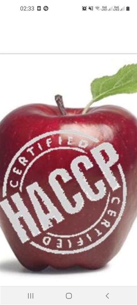 სურსათის უვნებლობა Haccp პროგრამის დანერგვა