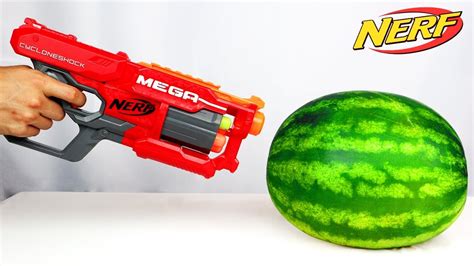 nerf mod explodes watermelon youtube