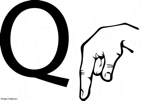 Letter Q Coloring Page