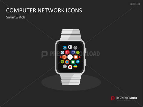 Computer Network Icons PowerPoint Templates PresentationLoad