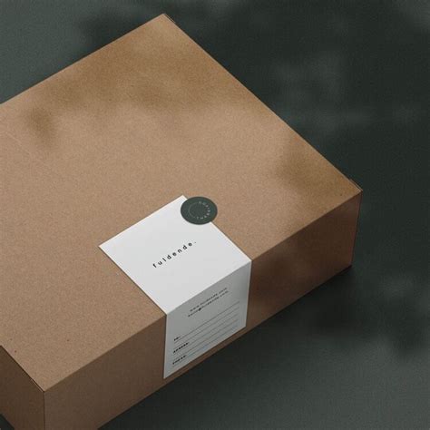 Jual Sticker Box Packaging Sticker Uk 9x5 Min Order 100pcs Indonesia