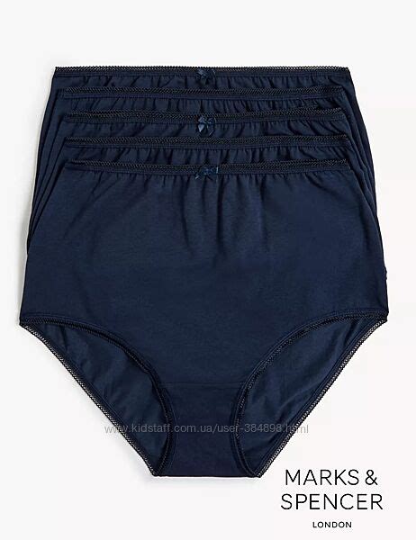 Набор трусики Full briefs высокая посадка Marks&Spencer р.12,14,20, 575 ...