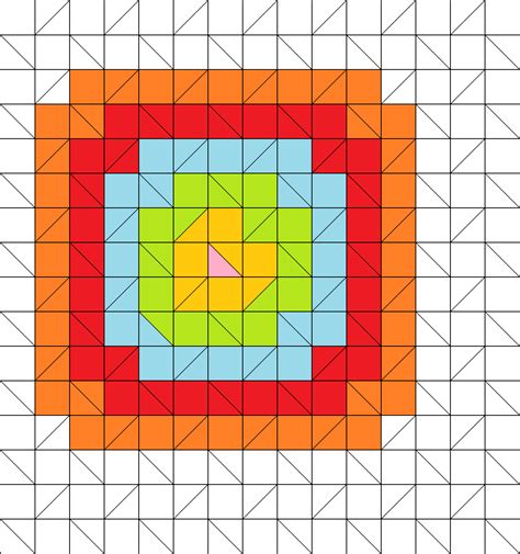 code golf concentric rings on a snub square tiling code golf stack