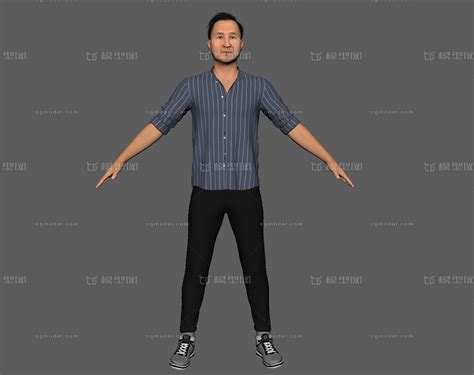 中年人 中年男人模型 男人模型库 Mayamamb模型下载 Cg模型网