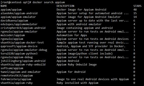 docker创建appium容器并连接夜神模拟器 cnhkzyy 博客园
