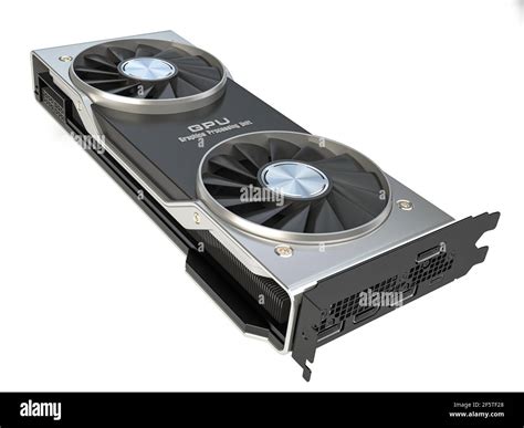 Graphics Card Modern Gaming Gpu Graphics Processing Unit Isolated On