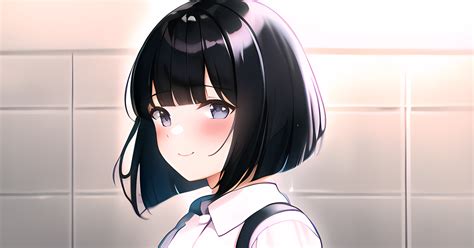 拘束 リクエスト作品。半袖ブラウスの制服姿の女の子の緊縛 ひよひよのイラスト Pixiv