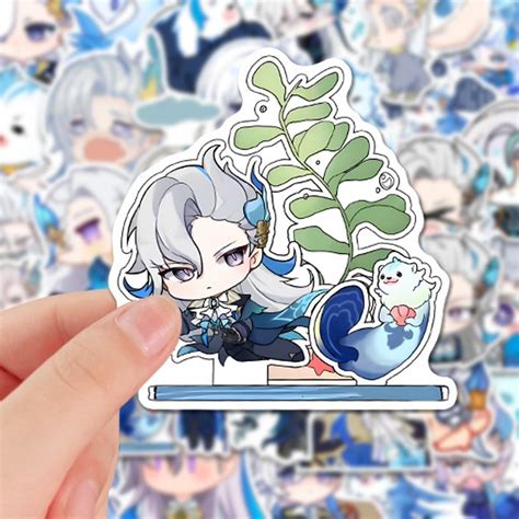 Genshin Impact Chibi Stickers Set D Pcs GenshinBox