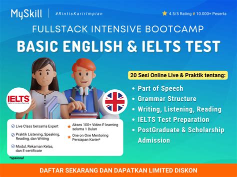 basic english and ielts preparation intensive bootcamp myskill