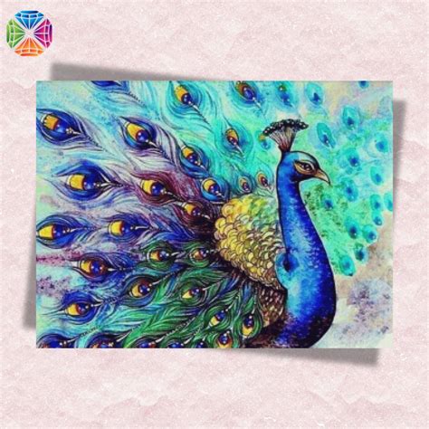 Peacock Diamond Painting Diamond Art World Diamond Art World Kits