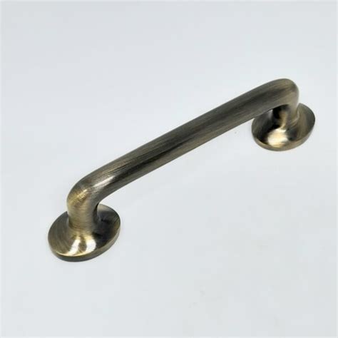 Traditional Pull Handle 203mm Antique Brass Canterbury Brass