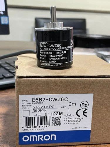 Black Omron Encoder E6b2 Cwz6c 360 Ppr Rotary Encoder For Industrial 6mm At Rs 6500 Piece In