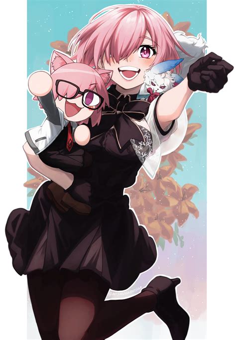 Mashu With Neko Mashu And Fou Mashukyrielight