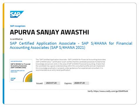 Sap Certified Application Associate Sap S 4hana For Financial