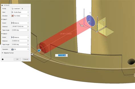 Solved Counterbore Holes Inside A Curved Part Autodesk Community