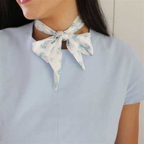 Hydrangea Patterned Scarf Emilyoandbows