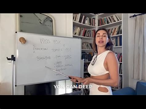 Sex Lesson With Miss Fox How To Make Him EXPLODE XVIDEOS COM