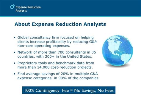 Werner Langer Expense Reduction Analysts