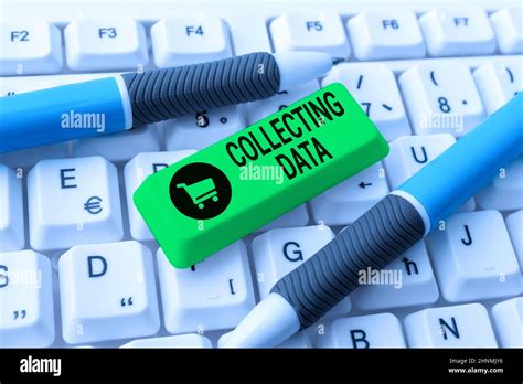 Writing Displaying Text Collecting Data Concept Meaning Gathering And