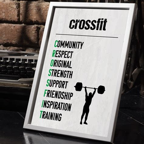 Crossfit Definition Print Gym Motivation Bodybuilding T Digital