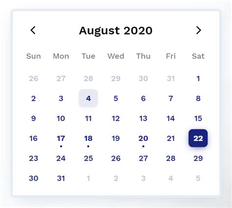 Color Calendar Npm