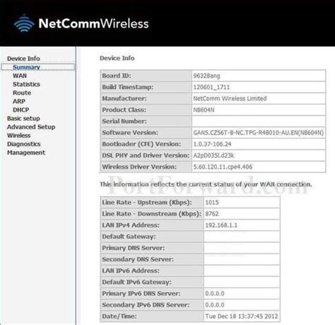 Fastest Netcomm NB604N Router Port Forwarding Guide