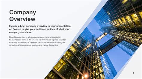 Company Overview Presentation Template