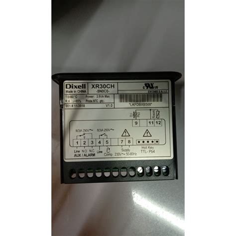 Jual Digital Thermostat Dixell Xr30ch 230v Probe Ntc Dixell Shopee Indonesia