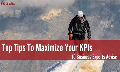 Top Tips To Maximize Your KPIs Red Direction