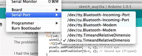 Correct Serial Port Does Not Appear Ide 1x Arduino Forum