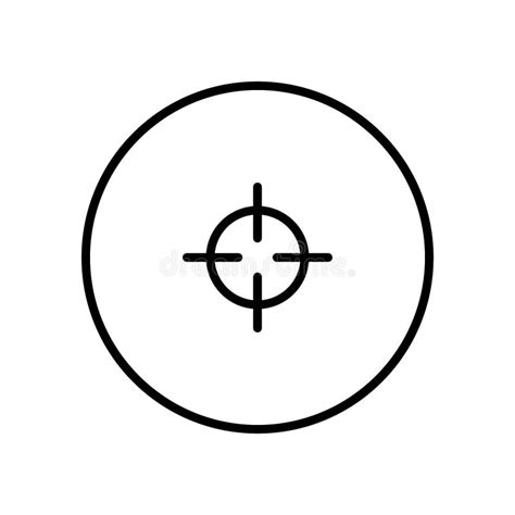 Cross Hair Icon Vector Design Templates Stock Illustration Illustration Of Shoot Cursor