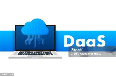 Vetores De Daas Desktop As A Service Software Baseado Em Nuvem Ilustração Stock Do Vetor E Mais