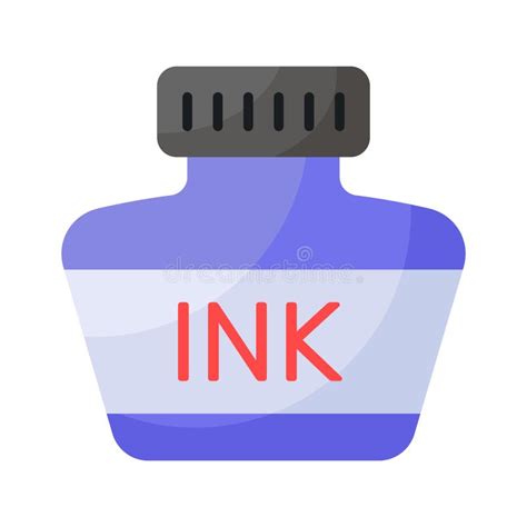 Check This Carefully Crafted Vector Of Inkpot In Modern Style Stock