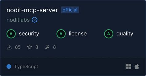 Github Noditlabsnodit Mcp Server A Model Context Protocol Mcp Server For Ai Agents To
