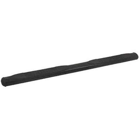 Trailfx 4 Inch Oval Straight Powder Coated Black Mild Steel Rocker