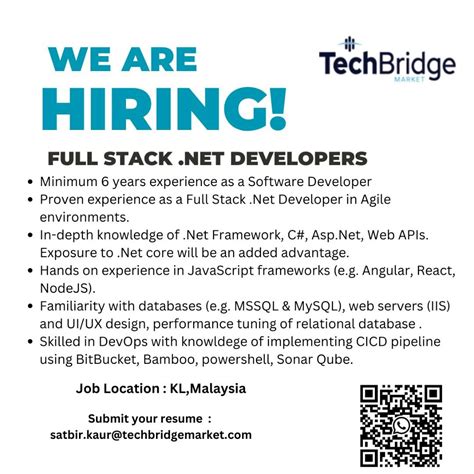 connections fullstackdeveloper malaysians jobsinmalaysia