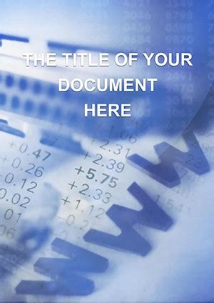 Computer Engineering Word Template For Print Document